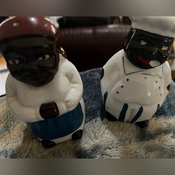 Kitchen | Black Americana Man And Lady Salt And Pepper Shaker | Poshmark
